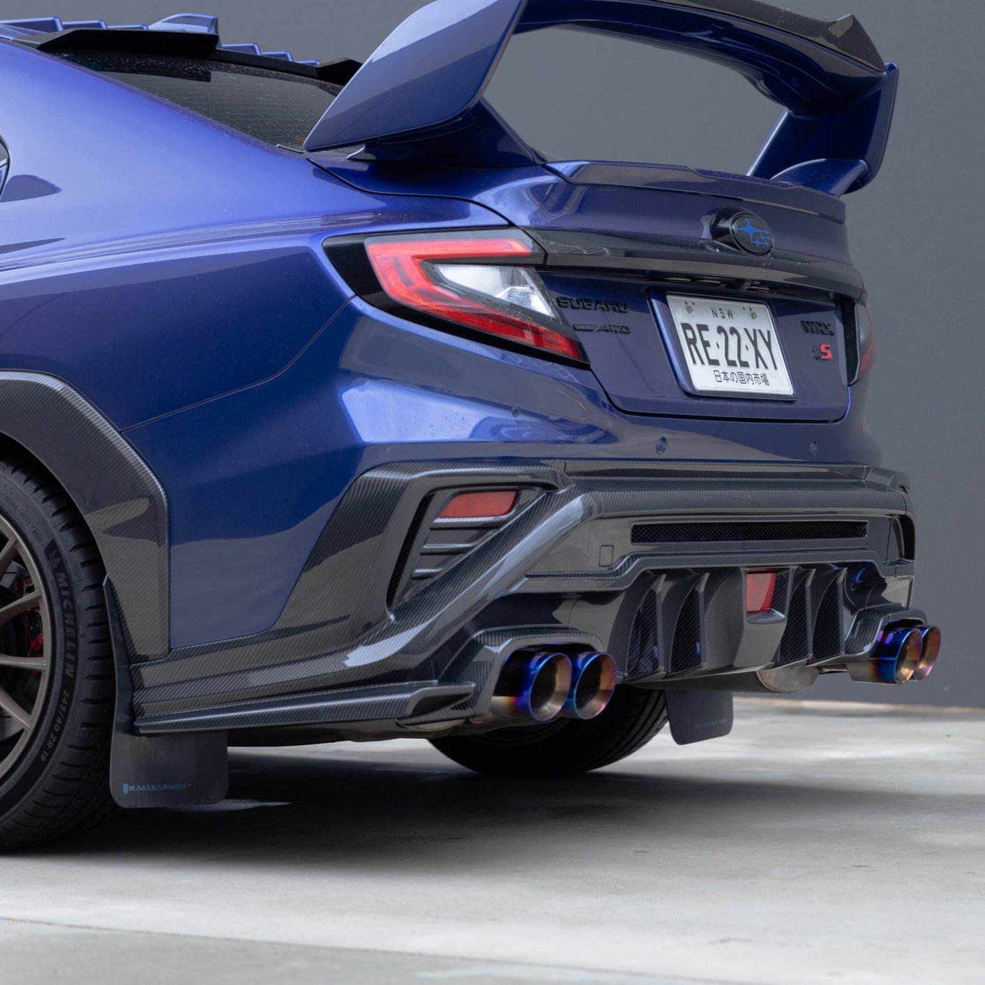 2022+ Subaru WRX Rear Bumper Cover - Dry Carbon Fiber
