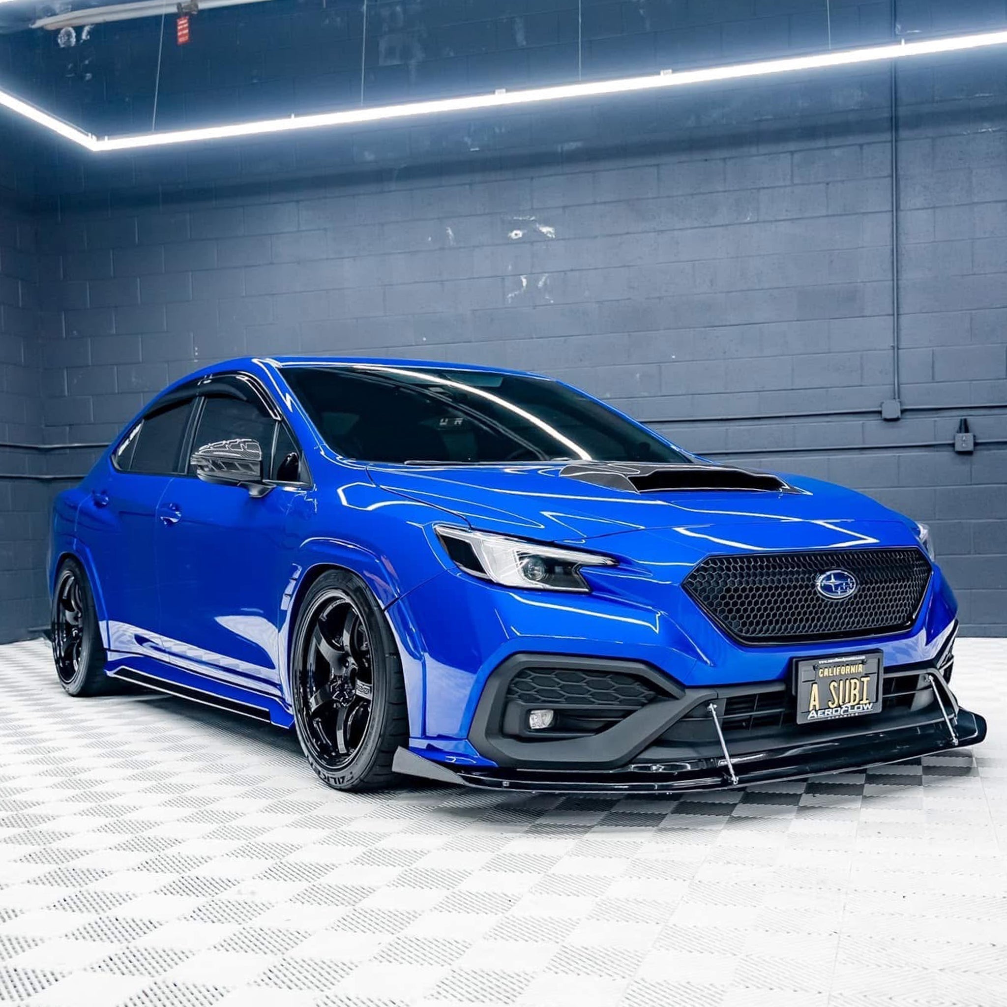 AFD Kogeki-Spec Paint Matched Side Skirts for Subaru WRX VB | DMAKER