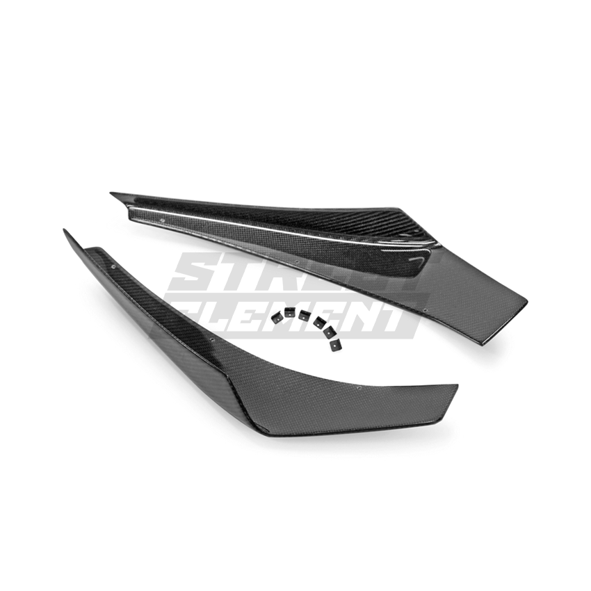 VOLTEX Style Single Canards For 1999-2009 Honda S2000 AP1 AP2 [Carbon