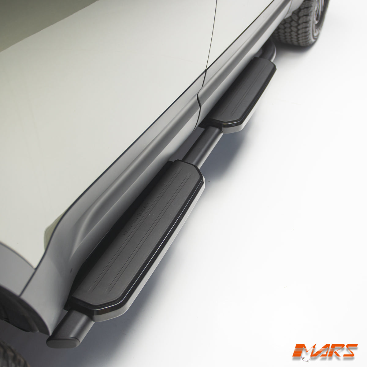 All Black Foot Rest Running Boards Side Step Bar for Land Rover Defend