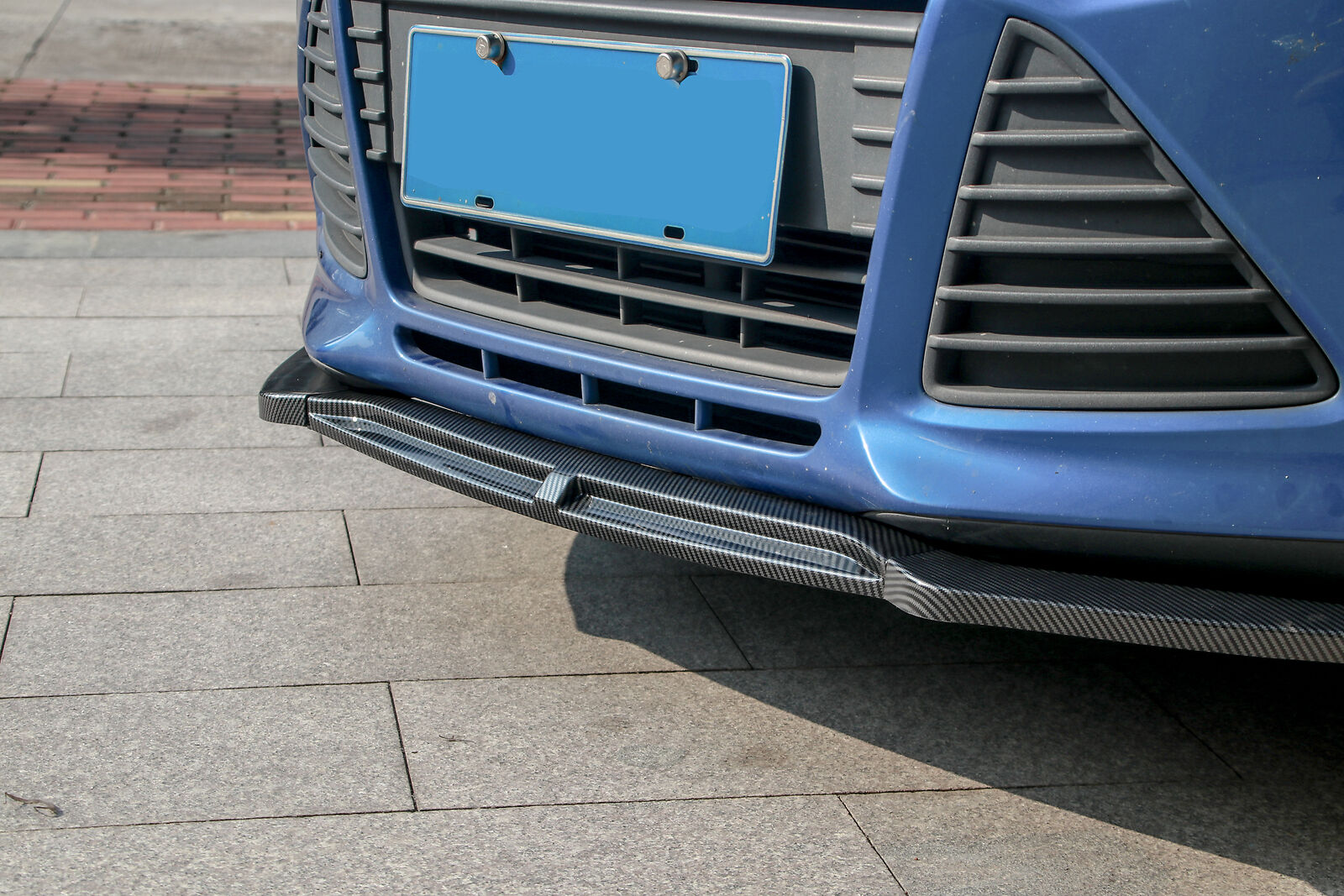 Street Design Front Lip For 2012-2018 Ford Focus MK3 Hatchback (GLOSS