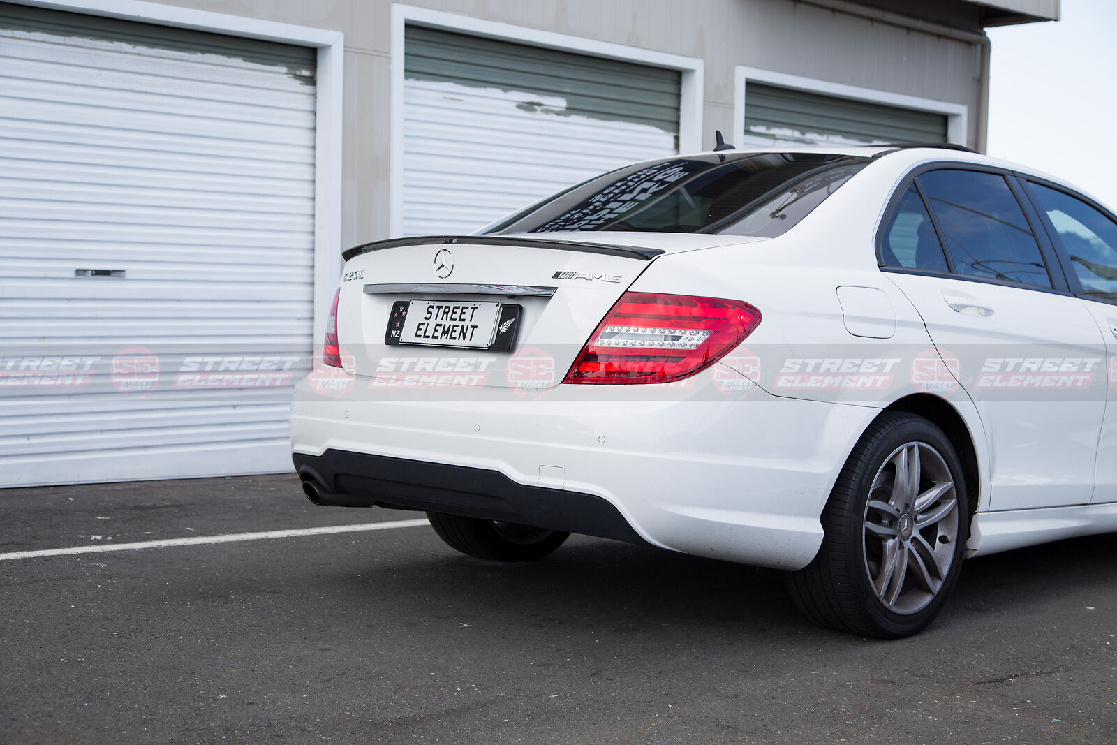 AMG Style Spoiler For 2008-2014 Mercedes-Benz W204 C-Class Sedan (MATT