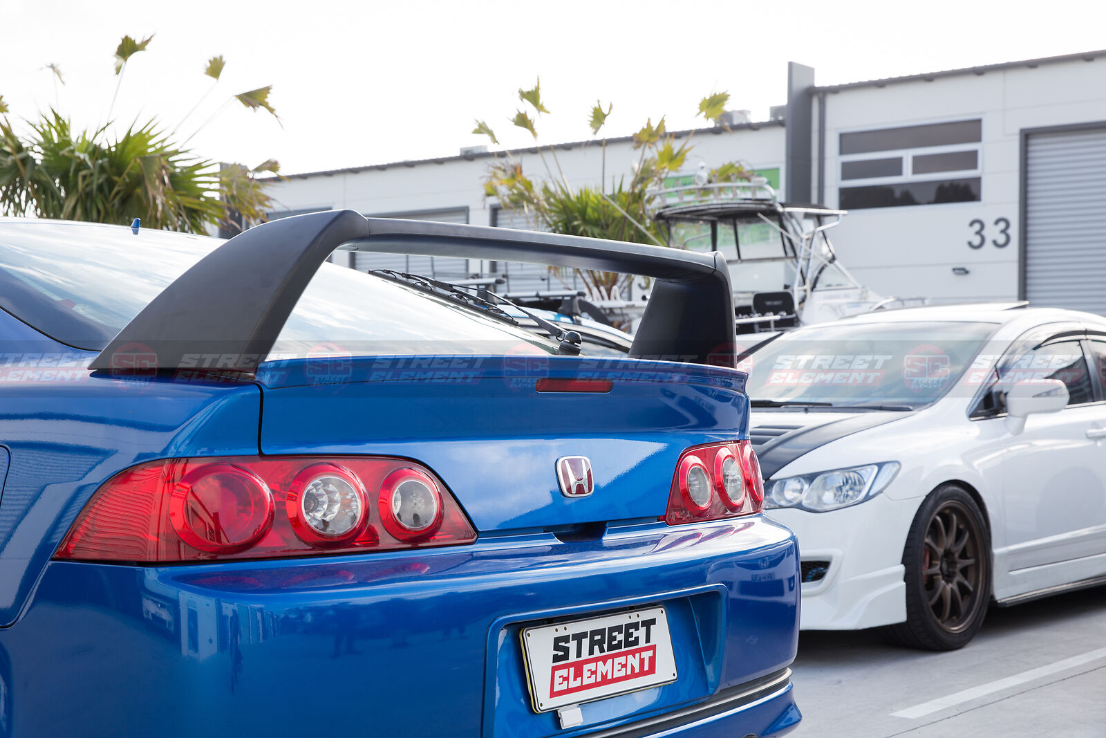 TYPE R Style Trunk Wing Spoiler For 2002-2006 Honda Integra DC5 (UNPAI