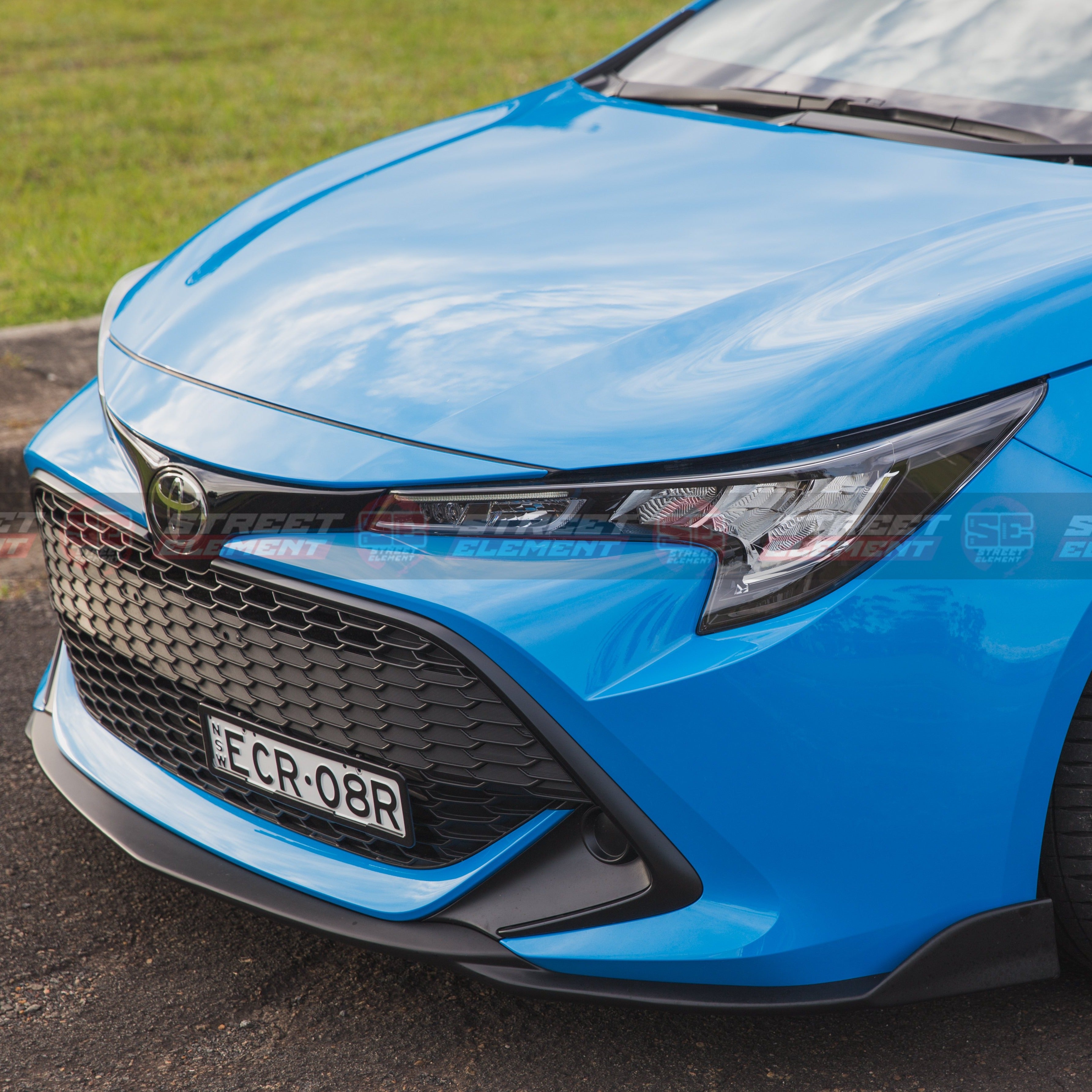 T-R Style Front Bumper Lip For 2018-2020 Toyota Corolla Hatchback E210