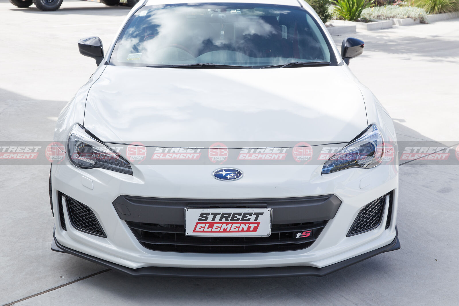 STI S PACK Style PU Front Bumper Lip For MY17-20 Subaru BRZ Late