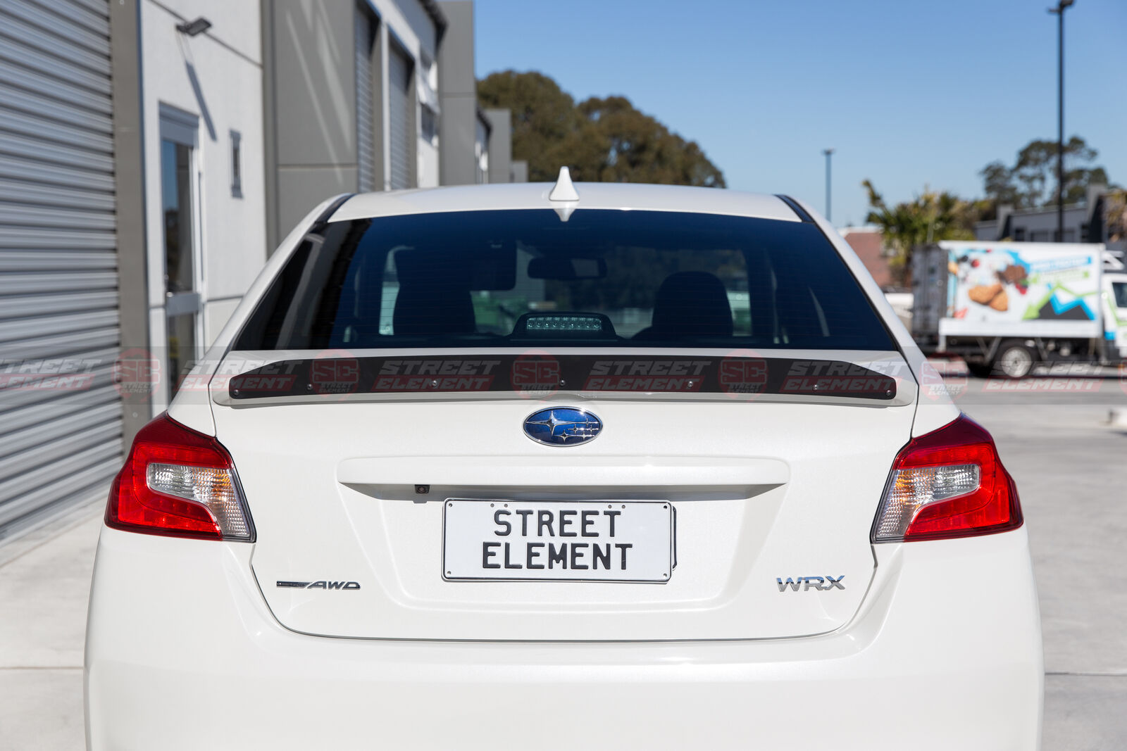 Gurney Flap For MY15-20 Subaru WRX Low-Profile Trunk Lip Spoiler (MATT